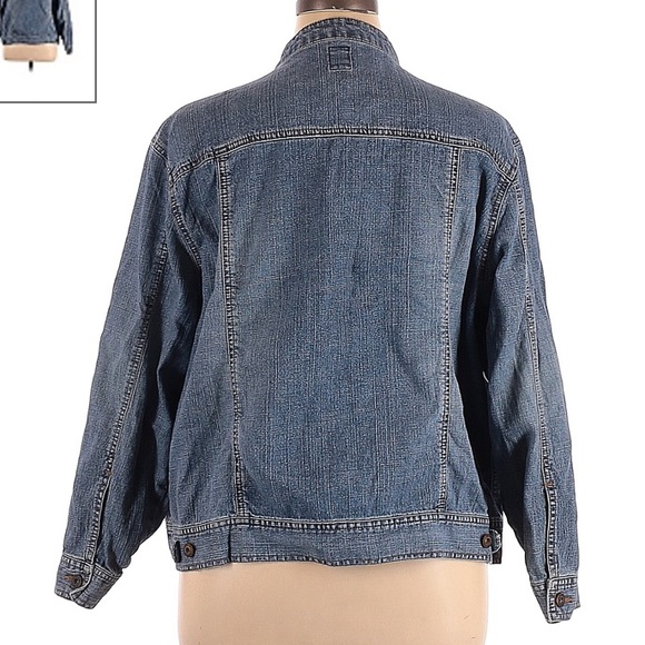 star blue | Jackets & Coats | Vintage Star Blue Denim Moto Jacket ...